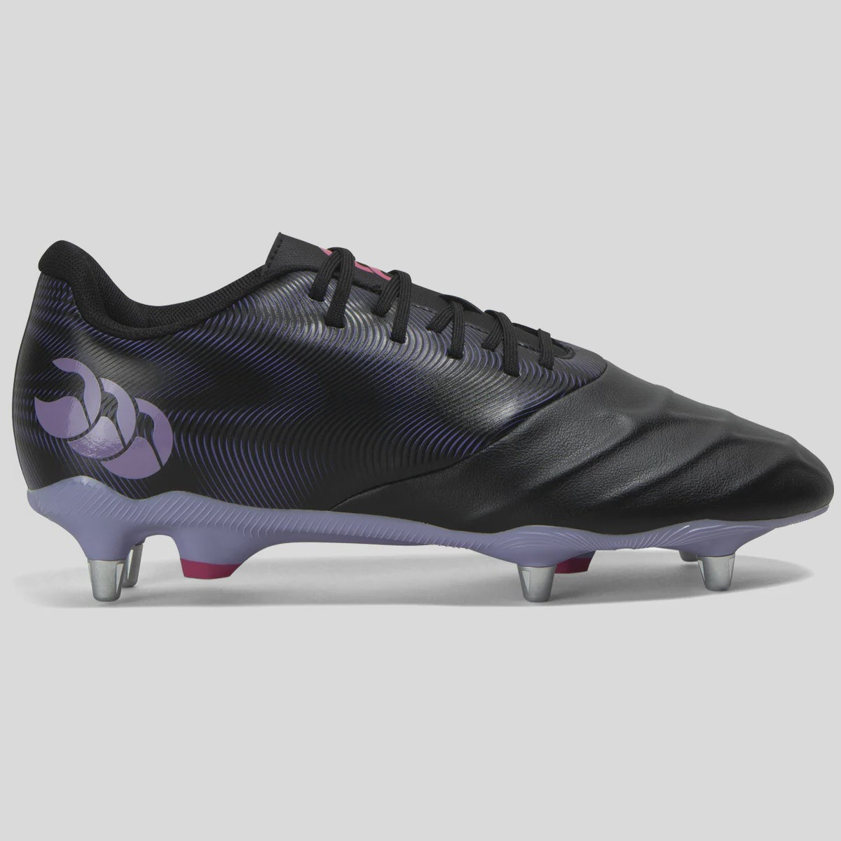 Canterbury Phoenix Genesis Team SG Rugby Boot - Black/Purple